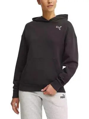 PUMA Embroidered Logo Hoodie - Black