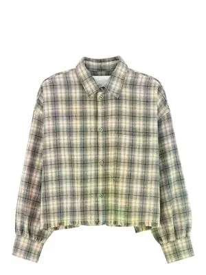 BELLEROSE Bellerose Jonnie Check Frayed-Hem Shirt