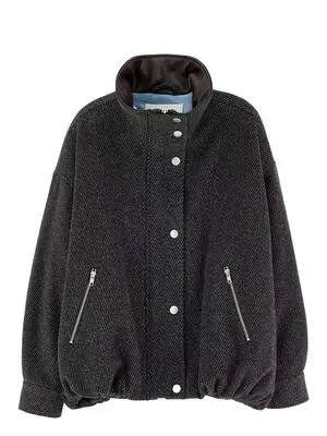 BELLEROSE Bellerose Jellis Diagonal-Stripe Bomber Jacket