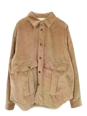 Loewe 2010s Corduroy Shirt Jacket - Neutrals