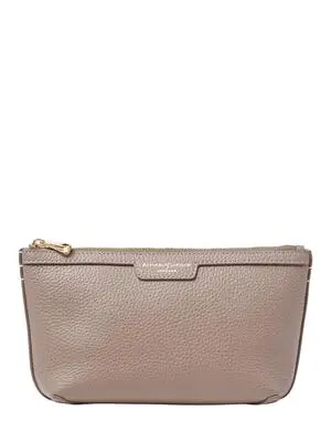 ASPINAL OF LONDON Leather Hudson Cosmetics Bag - Neutral