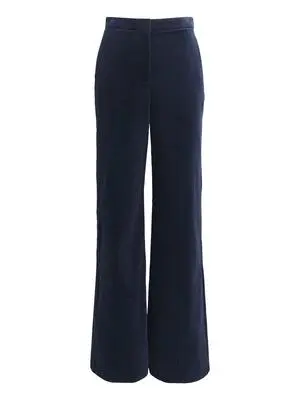 Veronica Beard Corduroy Holt Wide-leg Trousers - Navy