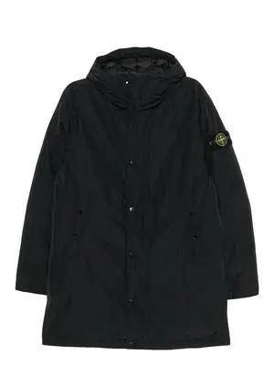 Stone Island Long Padded Parka - Black