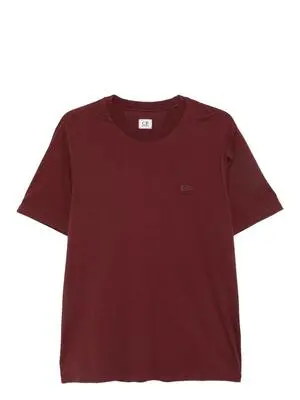 C.P. COMPANY T-shirt 30/1 In Jersey With Patch Logo - Red