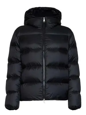 Moncler Moncler Short Down Jacket With Hood Black