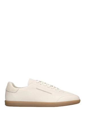 Ermenegildo Zegna 232 Grained Leather Trainers - Bone