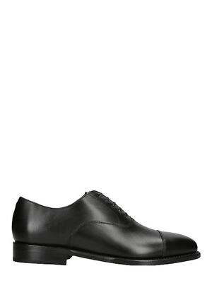 MORJAS The Oxford Leather Shoes - Black