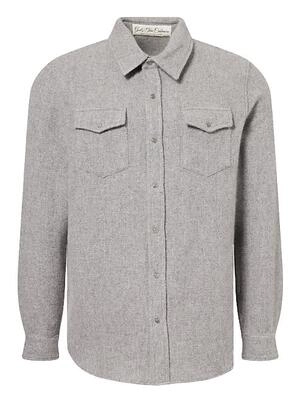 GODS TRUE CASHMERE Gemstone-embellished Cashmere Shirt S
