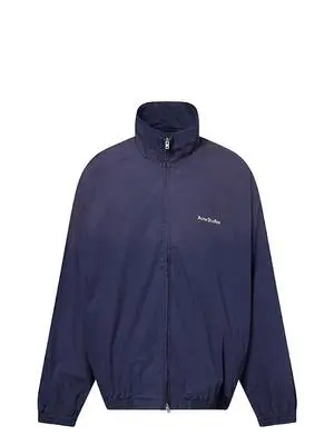 Acne Studios Olando Logo-print Cotton Track Jacket - Navy