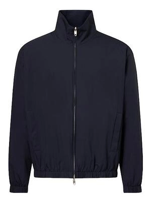 UMIT BENAN Reversible Silk Jacket - Dark Navy