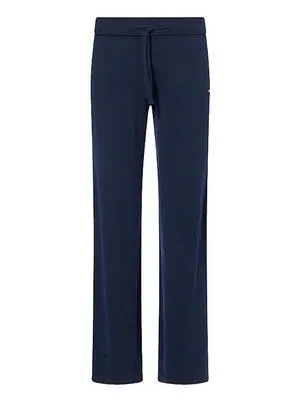 ADANOLA Straight-leg Knitted Trousers - Navy