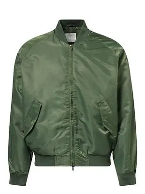PERCIVAL Bomber Flap-pocket Shell Jacket - Forest