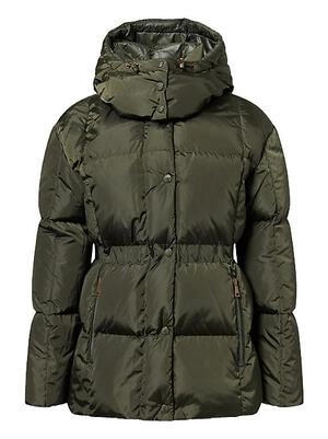 Moncler Agneux Hooded Shell Jacket - Green