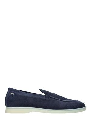 BELIER BELIER Amalfi Suede Loafers Navy