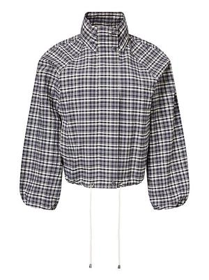 Rails Blake Funnel-neck Woven Jacket - Mini Check