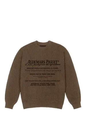 TRAVIS SCOTT Cactus Jack X Audemars Piguet Knitted Sweater - Brown