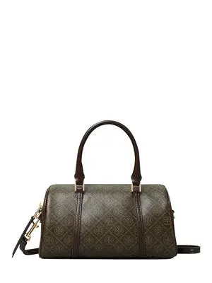Tory Burch T Monogram Mini Barrel Bag - Green