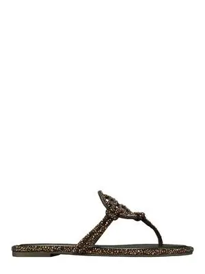 Tory Burch TORY BURCH Miller Knotted Crystal Sandal Tan