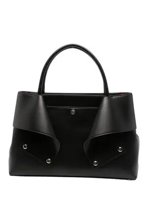 TOTEME TOTEME Mercer Leather Shoulder Bag Black