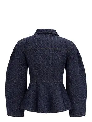 GANNI Peplum Jacket - Denim