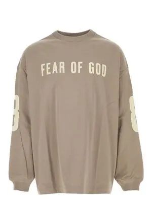 Fear Of God Cotton Oversize T-shirt - Grey