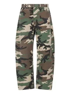 NILI LOTAN NILI LOTAN Camouflage Wide-Leg Trousers