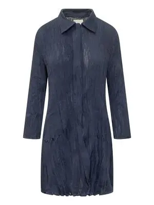 GONGDID DESIGN Classic Collar Shirt - Navy