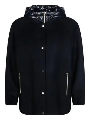 Herno Down Jacket With Hood - Nero