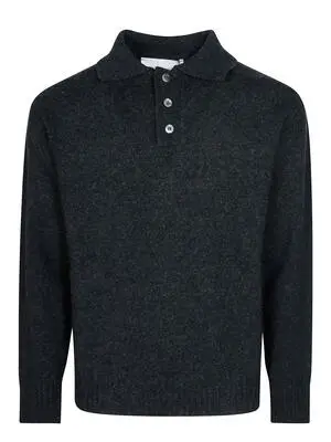 AMARANTO Polo Shirt - Grigio