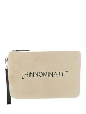 HINNOMINATE Mini Logo Clutch Handbag - White