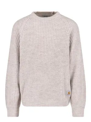 Carhartt Work In Progress Rib-knit Crewneck Sweater - White