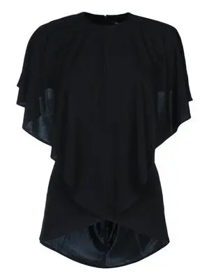 Jacquemus Pisco Cropped Top - Black