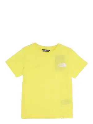 The North Face The North Face Teen Mini Dome Short Sleeve Tee Yellow