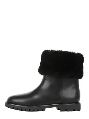 Vince Cameron Shearling Ankle Boot - Black