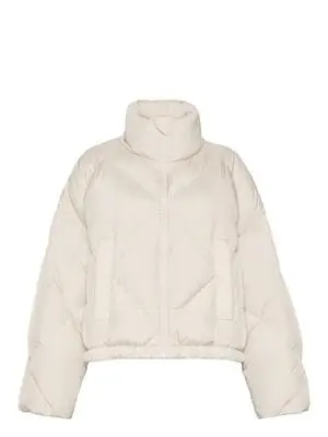 Max Mara MAX MARA Diamond-Quilted Down Jacket Ivory