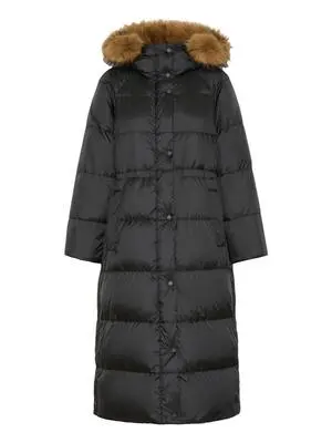 Max Mara Long Reversible Down Jacket - Black
