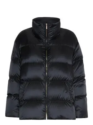 Max Mara Quilted Down Puffer Jacket - Black