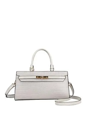 MKF COLLECTION - J'OMOR Colby Satchel Bag - White