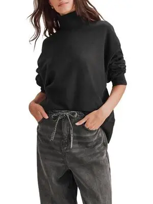 Splendid Winslow Mock Neck Pullover - Black