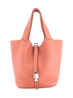 Hermès Picotin Lock Bag Clemence Gm Pink