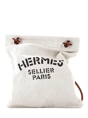 Hermès Aline Bag Toile Mm - White