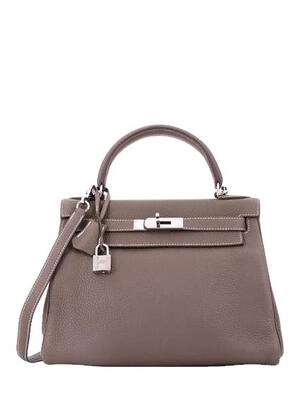 Hermès Kelly Handbag Clemence With Palladium Hardware 28 At Nordstrom Grey