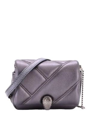 BVLGARI Serpenti Cabochon Shoulder Bag Diagonal Quilted Leather Micro