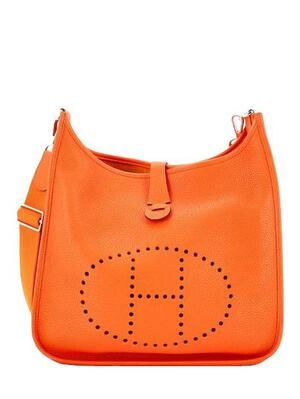 Hermès Evelyne Bag Gen Iii Clemence Gm Orange