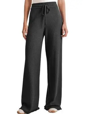 Splendid Splendid Haven Tie Waist Sweater Pants Black