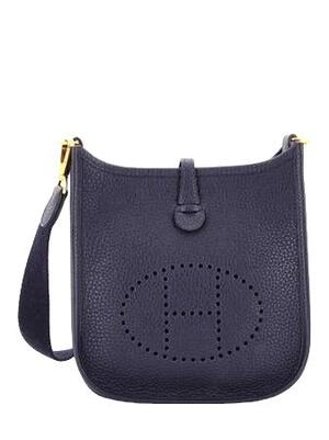 Hermès Evelyne Bag Gen Iii Clemence Tpm - Blue