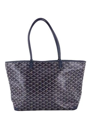 Goyard Artois Tote Coated Canvas Mm - Blue
