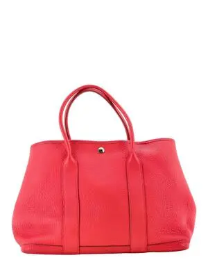 Hermès Garden Party Tote Leather 36 - Red
