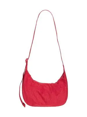 Baggu Recycled Nylon Crescent Crossbody Bag - Cherry