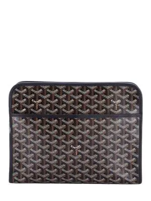 Goyard Jouvence Toiletry Pouch Coated Canvas Gm - Black